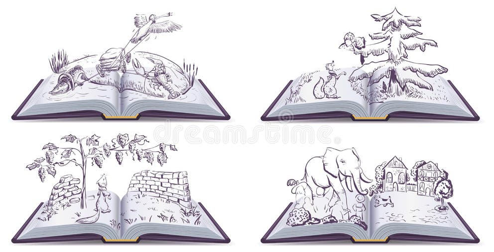 Fable Book Stock Illustrations – 3,387 Fable Book Stock Illustrations ...