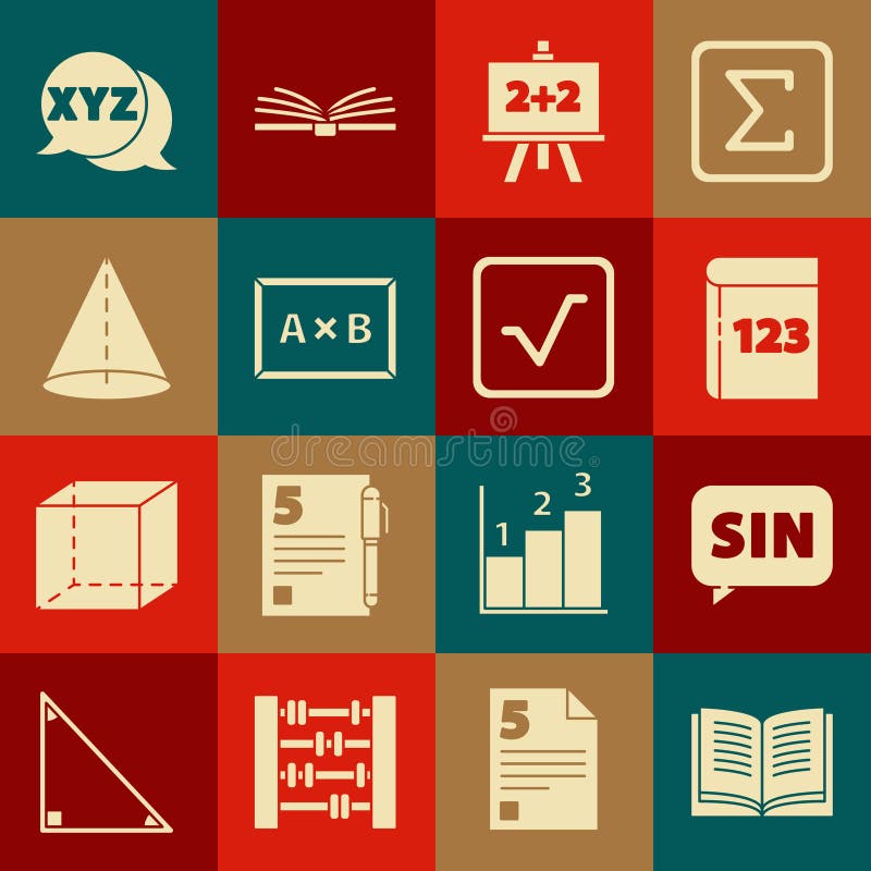 Set Open Book, Mathematics Function Sine, Book with Word Mathematics ... Set Open Book, Mathematics Function Sine, Book with Word Mathematics ...
