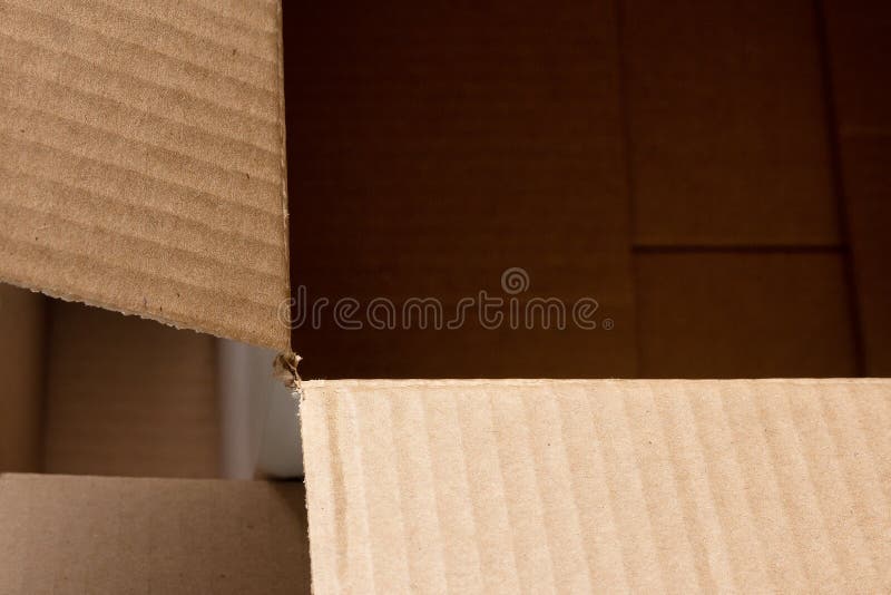 Empty cardboard boxes stock image. Image of banner, bottom - 204804735