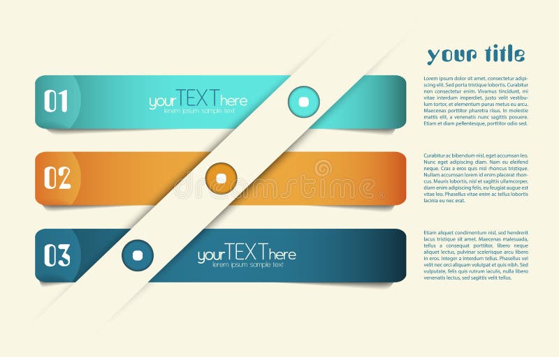 Set of 3 option banners stock vector. Illustration of icons - 32479681