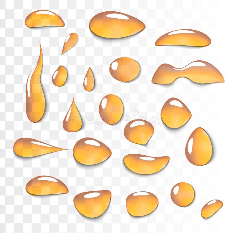 Set of orange drops stock vector. Illustration of cooking - 54278070
