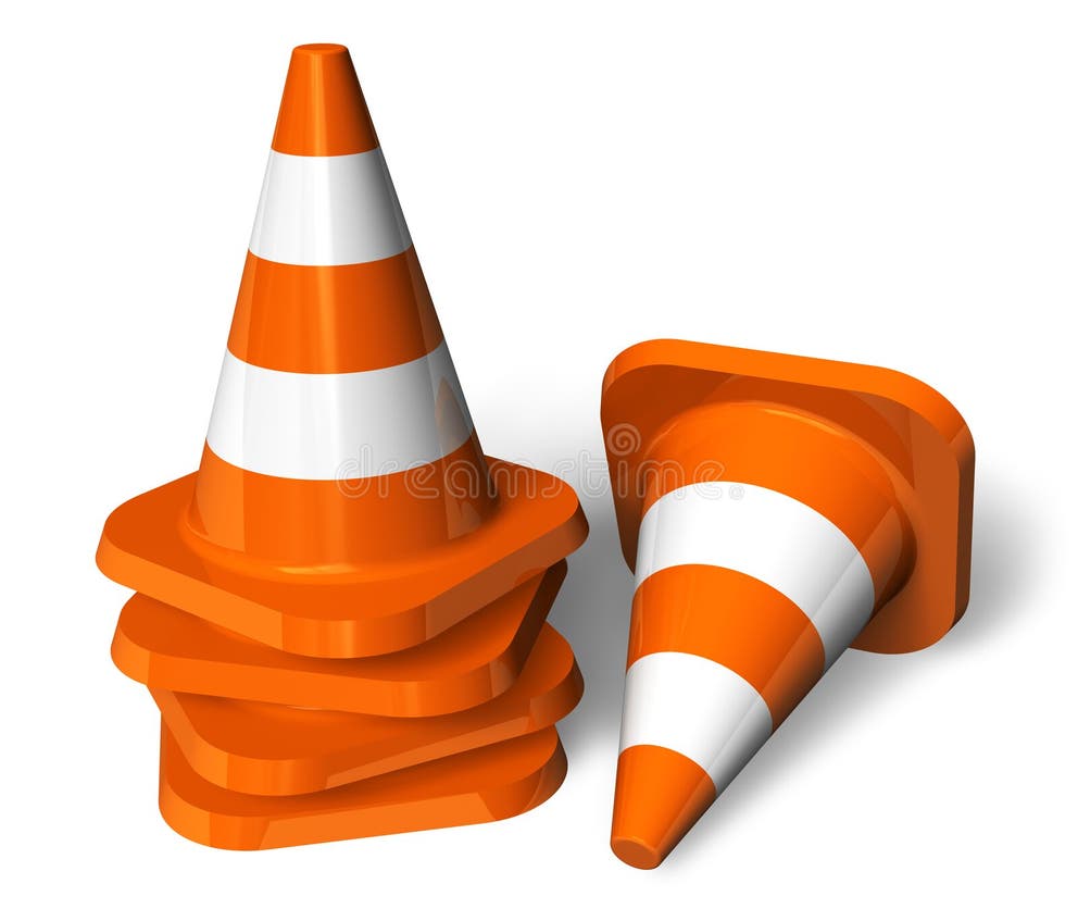 Caution Cones Stock Illustrations – 2,176 Caution Cones Stock ...