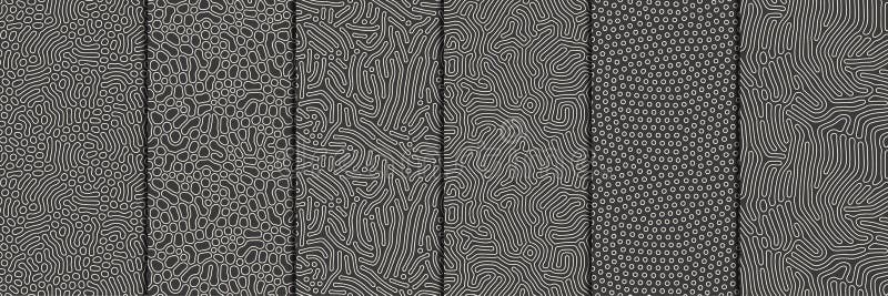 Set of Organic Seamless Patterns with Rounded Lines, Drips. Diffusion ... Set of Organic Seamless Patterns with Rounded Lines, Drips. Diffusion ...