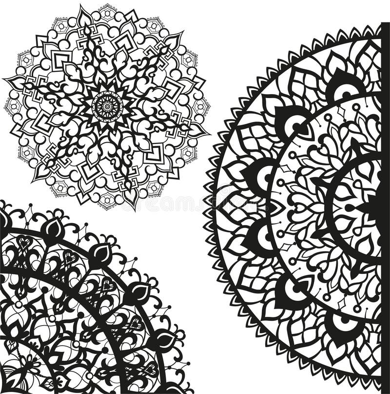 Ethnic style sticker stock illustration. Illustration of drawing - 94557893