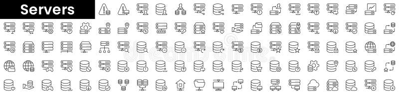 Outline Servers Stock Illustrations – 1,043 Outline Servers Stock ...