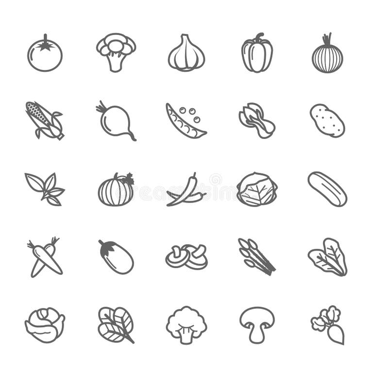 Vegetable Outline Stock Illustrations – 112,931 Vegetable Outline Stock ...