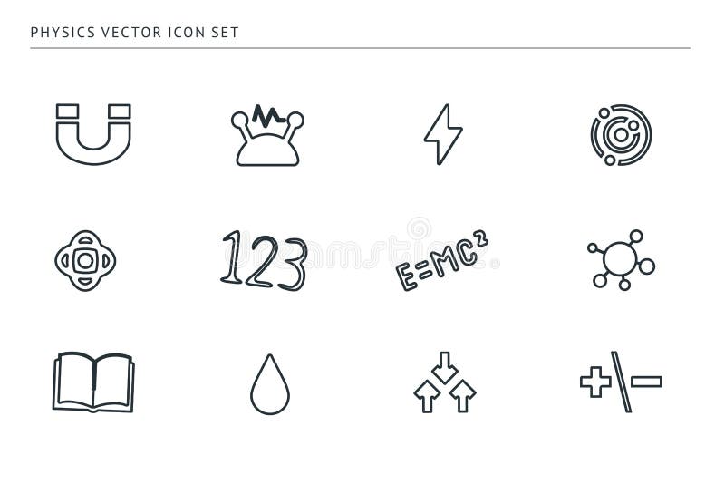 Set of Outline Vector Icons on a Theme School Education Stock Vector ...