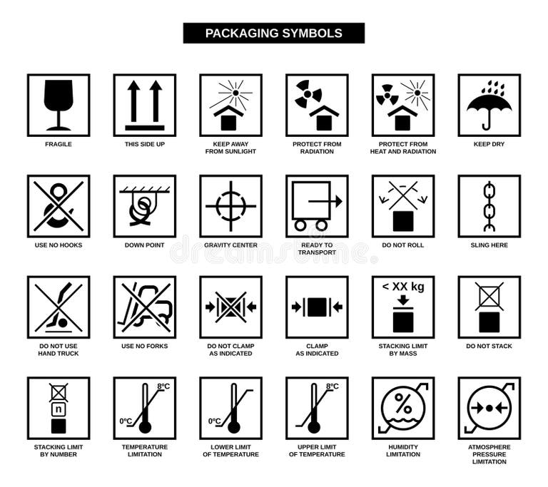 Iso Packaging Symbols Stock Illustrations – 75 Iso Packaging Symbols ...