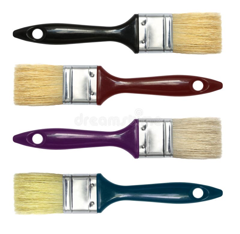 Paint Brushes stock image. Image of paintbrushes, improvement - 18914795