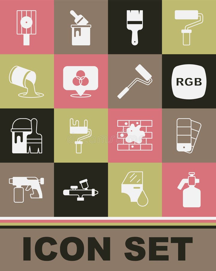 Set Paint Spray Gun, Color Palette Guide, RGB, Brush, and CMYK Color ... Set Paint Spray Gun, Color Palette Guide, RGB, Brush, and CMYK Color ...