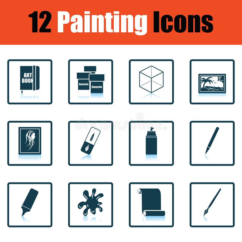 Infographic icons paint - Flexstop