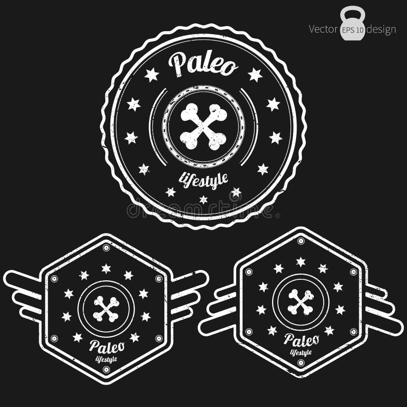 Paleo Icon Set stock vector. Illustration of meal, healthy - 50658213