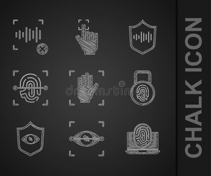 Set Palm Print Recognition, Eye Scan, Laptop with Fingerprint ... Set Palm Print Recognition, Eye Scan, Laptop with Fingerprint ...