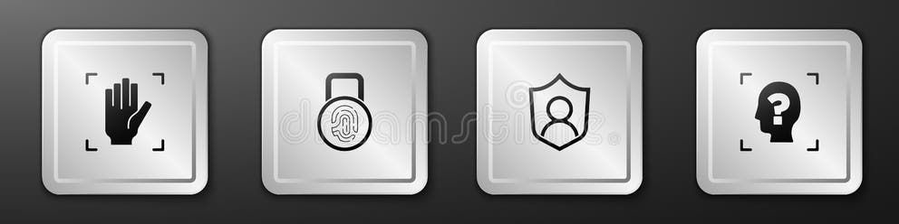 Set Palm Print Recognition, Fingerprint with Lock, User Protection and ...