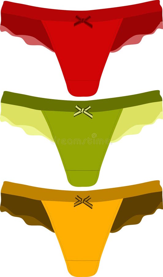Set Of Panties Stock Vector Illustration Of Pattern 27128342