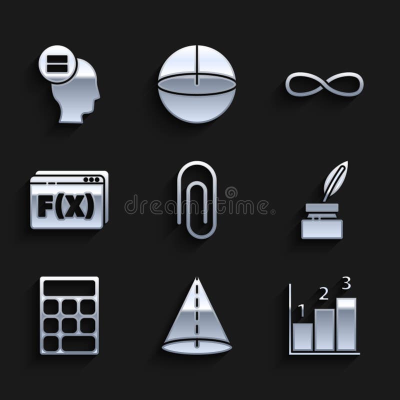 Set Paper Clip, Geometric Figure Cone, Graph, Schedule, Chart, Diagram ...