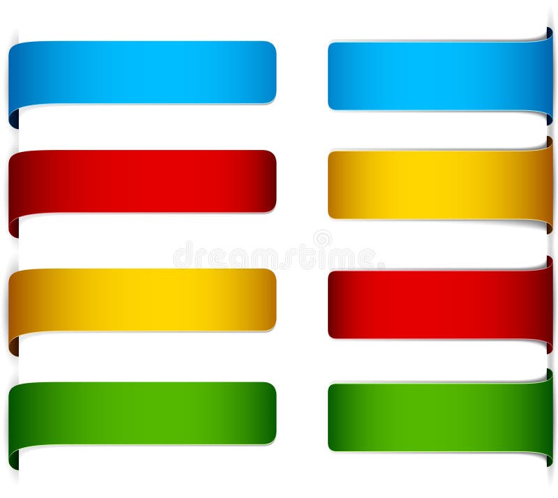 Set of paper labels. stock vector. Illustration of badge - 26952066