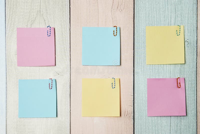 Set of Paper Notes Background. Blank Pages with Space for Text Stock ...