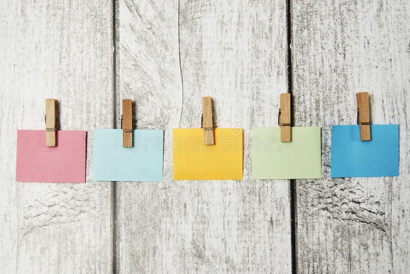 Set of Paper Notes Background. Blank Pages with Space for Text Stock ...