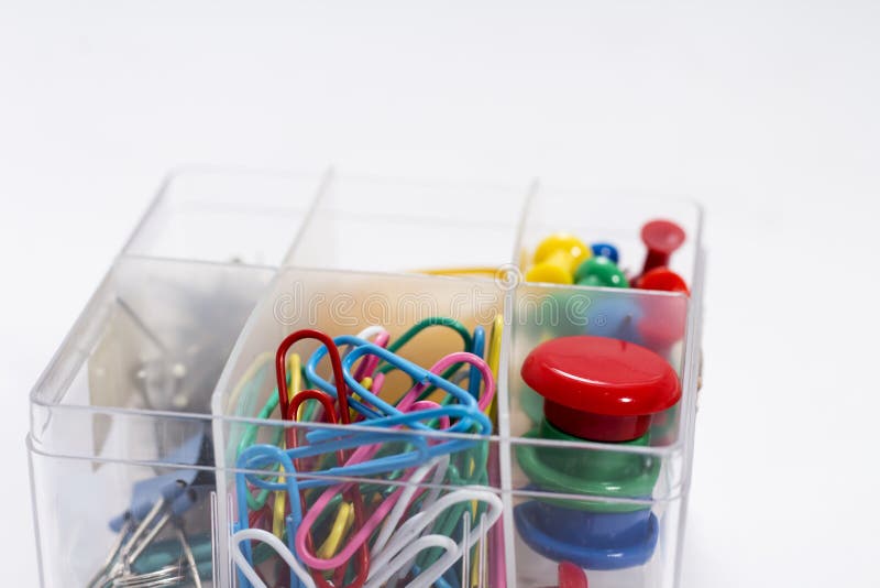 Set of paper pins in a Box stock photo. Image of doctor - 89040564