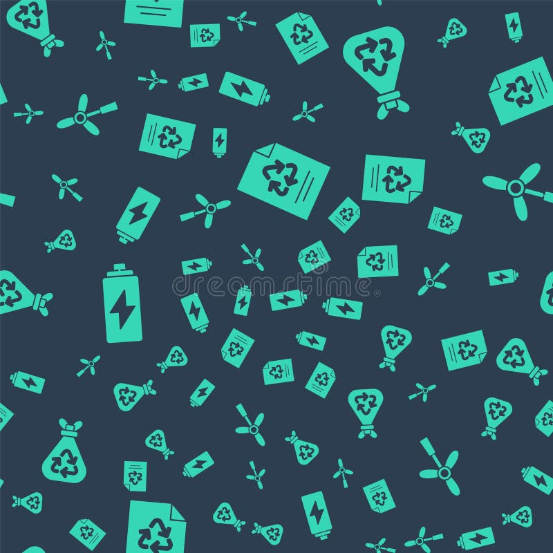 Set Paper with Recycle, Garbage Bag with Recycle, Battery and Wind ...