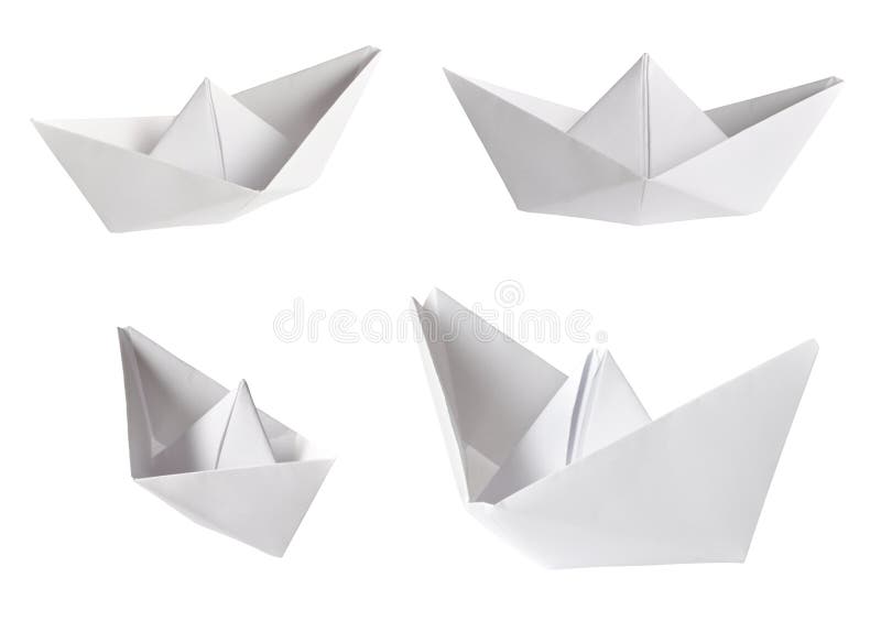 Set of paper ships stock photo. Image of gray, concepts - 40627728