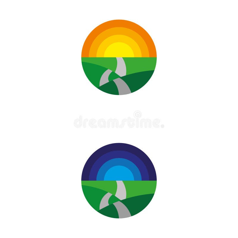 Path 3 stock vector. Illustration of circle, hills, hiking - 276590297