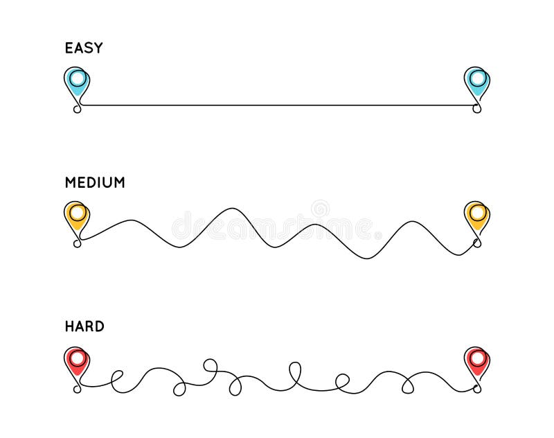 Easy Way Continuous Line Drawing Stock Illustrations – 16 Easy Way ...