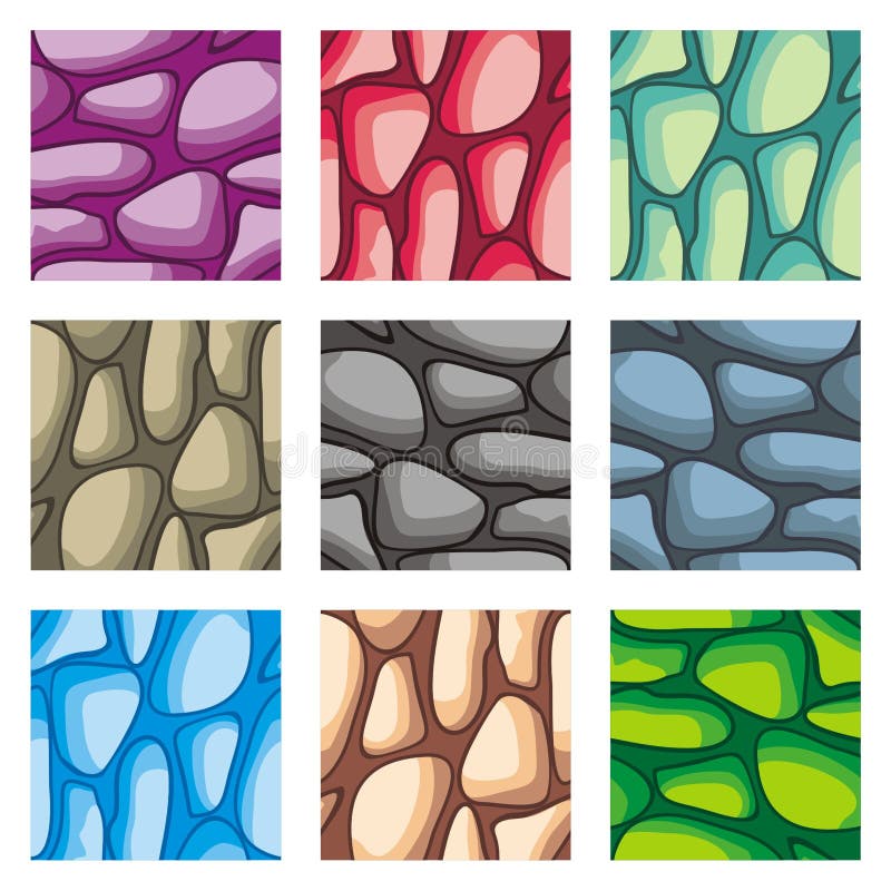 Tile Set Platform for Creating Game Stock Vector - Illustration of ...