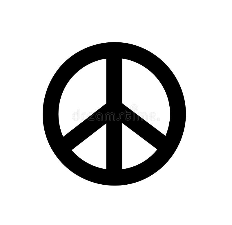 Peace Symbol. Vector Illustration Stock Vector - Illustration of peace ...