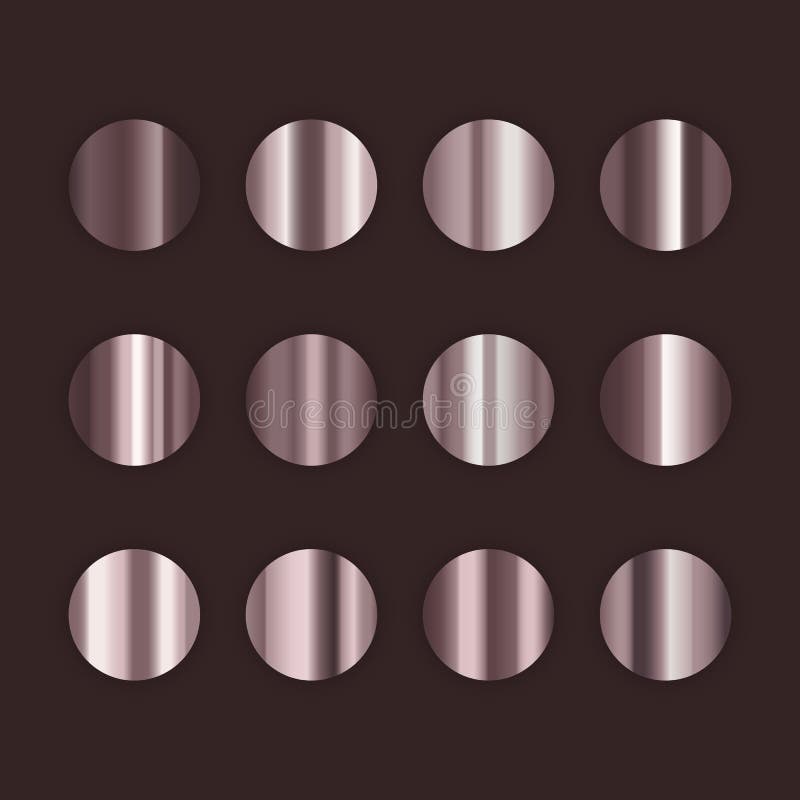 Set of Pearl Gradient. Pearl Colorful Palette Set Stock Vector ...