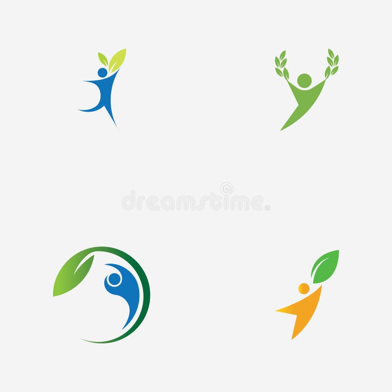 People leaf stock vector. Illustration of body, concept - 223854398