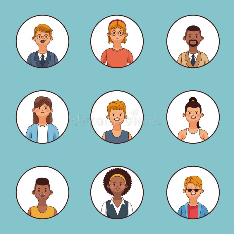 People profile design stock vector. Illustration of people - 63368448