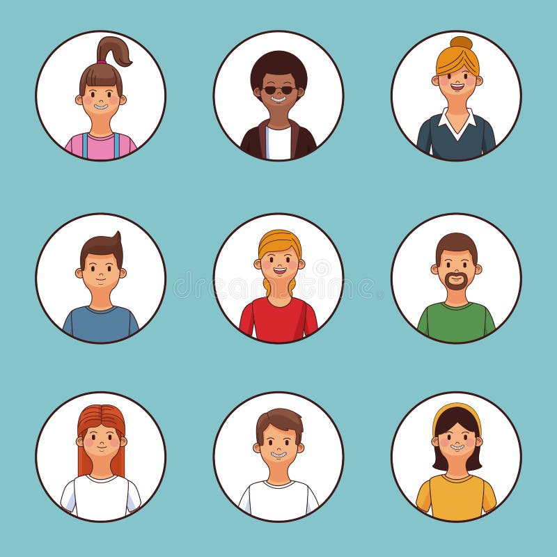 People profile design stock vector. Illustration of people - 63368448