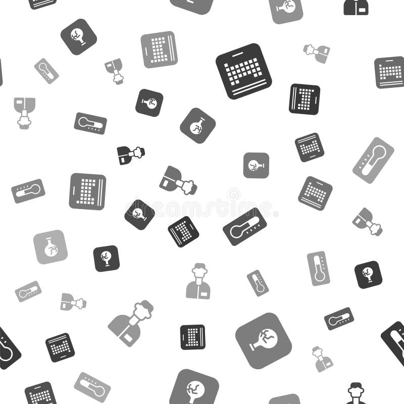 Set Periodic Table, Cracked Flask, Medical Thermometer and Laboratory ...