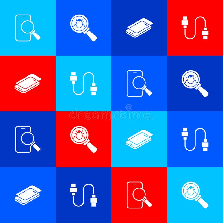 Set Phone Repair Service, System Bug, Glass Screen Protector and USB ...