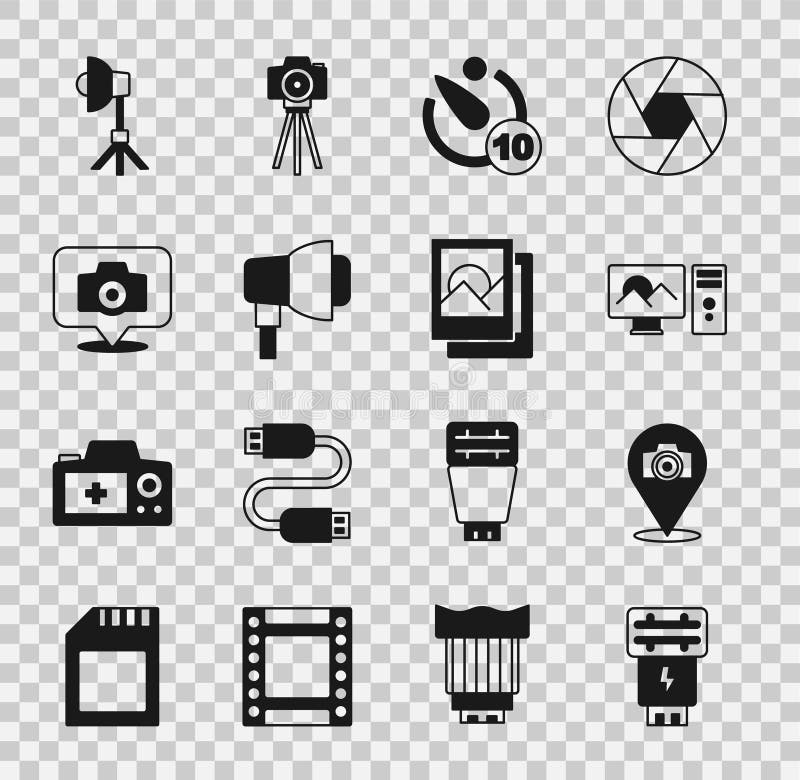 Set Photo Camera Flash, Retouching, Camera Timer, Softbox Light, and ...