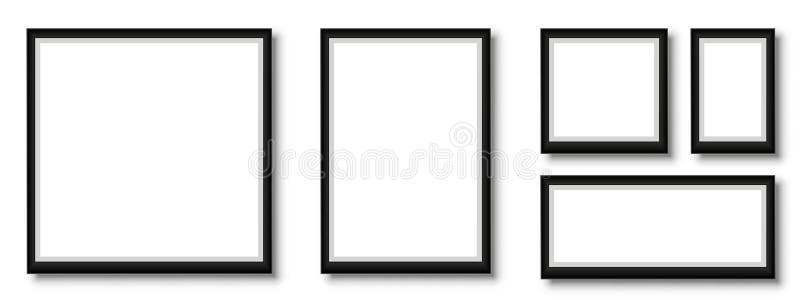 Set Photo Frame, Frame with Shadow, Picture Frames in Different Forms ...