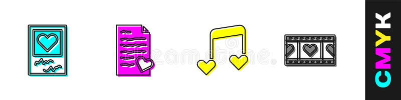 Valentine music theme stock vector. Illustration of abstract - 7980477