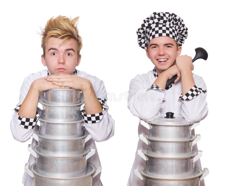 The Set of Photos with Funny Cook Stock Photo - Image of nerd, chef ...