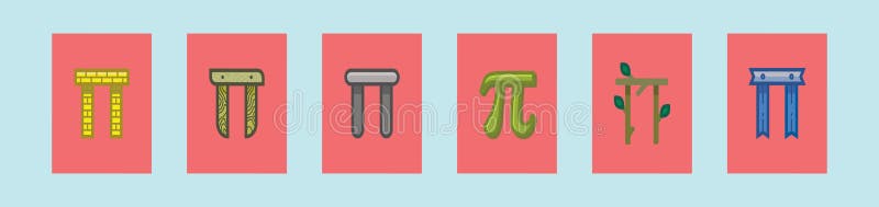 Pi Sign Icon Cartoon Style Stock Illustrations – 40 Pi Sign Icon ...