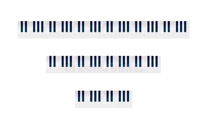 Piano Keys Numbers Stock Illustrations – 7 Piano Keys Numbers Stock ...