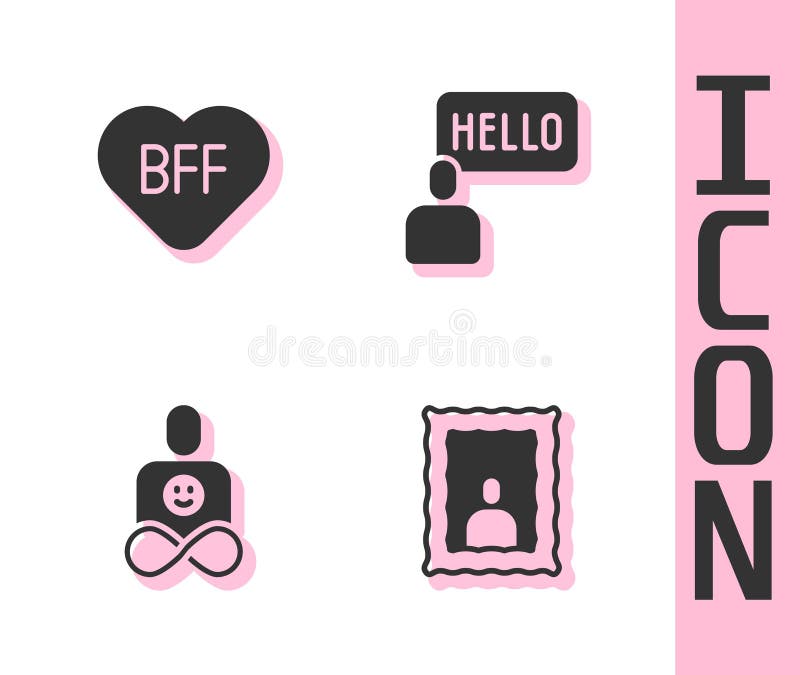 Set Picture Frame, BFF or Best Friends Forever, Friends and ...