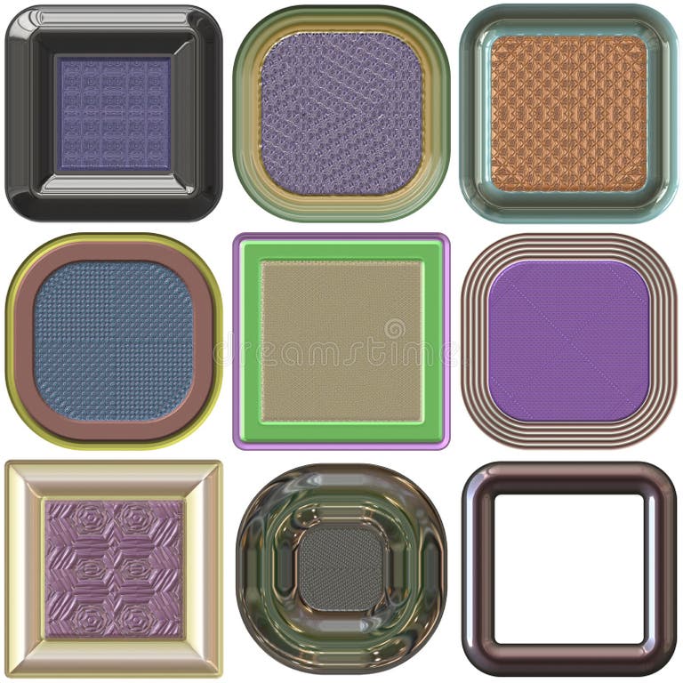 Set of picture frames stock illustration. Illustration of deco - 53967575