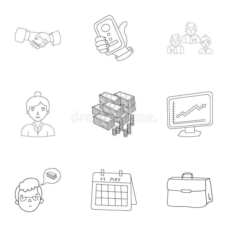 A Set of Pictures about the Transaction, Work, Office. Office Center ...