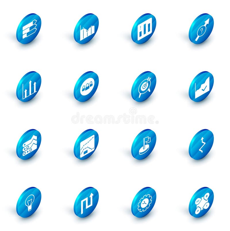 Set Pie Chart Infographic, Arrow, Graph, Chart, Diagram, Project Team Base, Financial Growth ...
