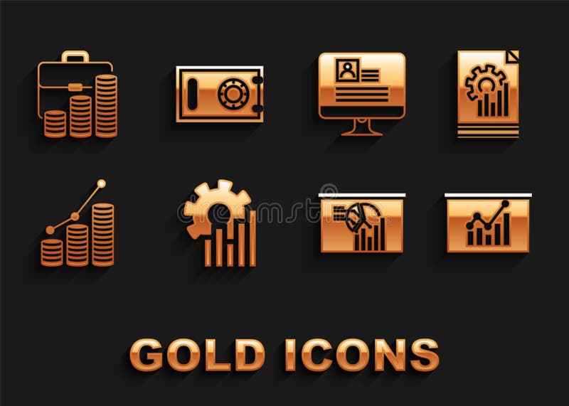 Set Pie Chart Infographic, Document with, Board, and Coin, Computer ... Set Pie Chart Infographic, Document with, Board, and Coin, Computer ...