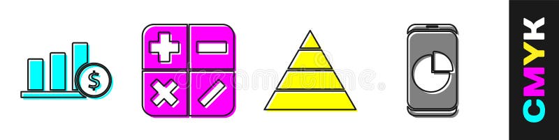 Set Pie Chart Infographic and Dollar, Calculator, Pyramid Chart ... Set Pie Chart Infographic and Dollar, Calculator, Pyramid Chart ...