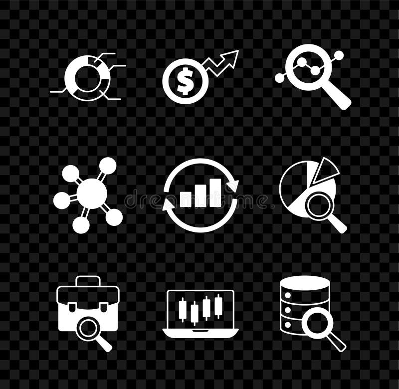 Set Pie Chart Infographic, Financial Growth Dollar, Search Data ... Set Pie Chart Infographic, Financial Growth Dollar, Search Data ...