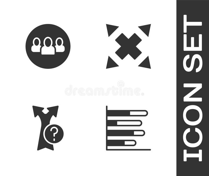 Set Pie Chart Infographic, Project Team Base, Arrow and Many Ways ...